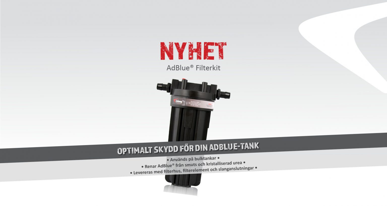 Håll AdBlue®-tanken i din maskin ren med Lekang’s filterkit ...